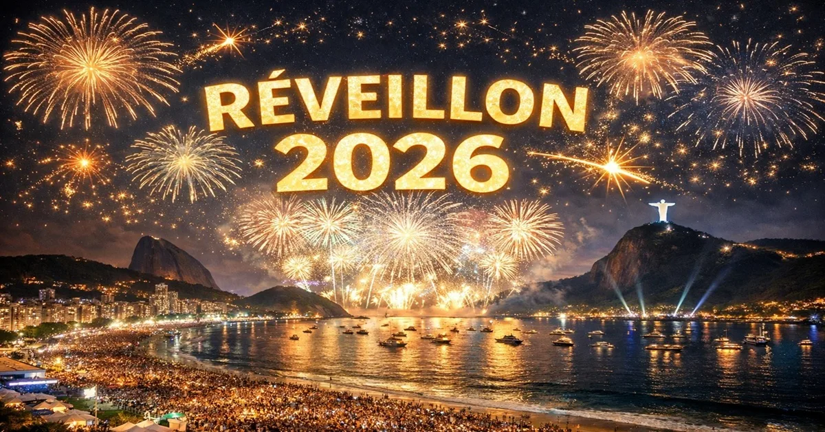 Lista de itens essenciais para mesa postal de Réveillon